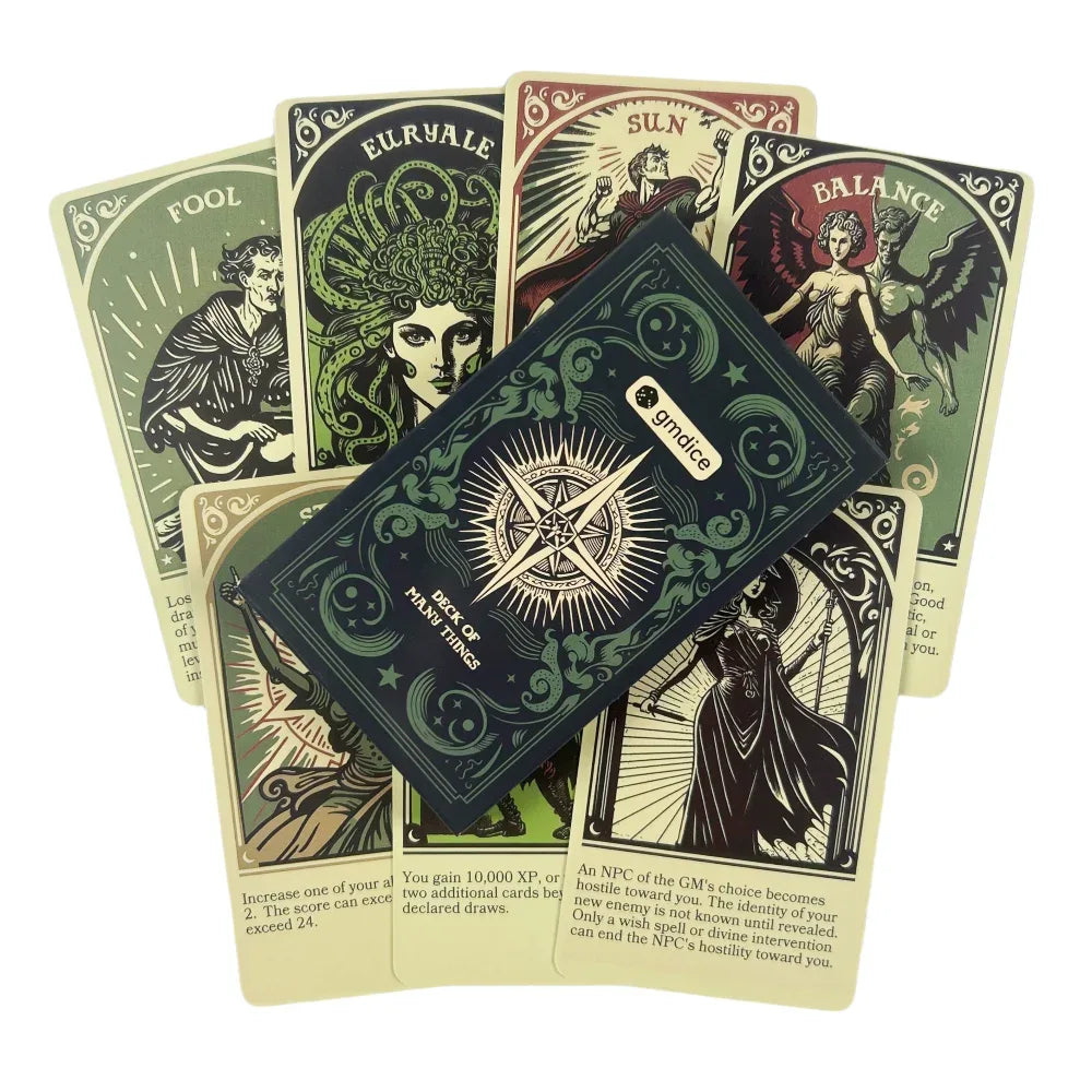 🌟 Deck of Many Things Oracle Cards – 22 Cards English Version Divinati ...