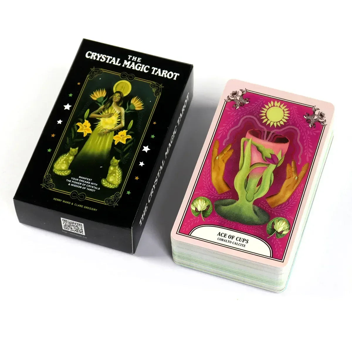 Crystal Tarot Deck - The Crystal Magic Tarot 78-Card Manifestation Set ...